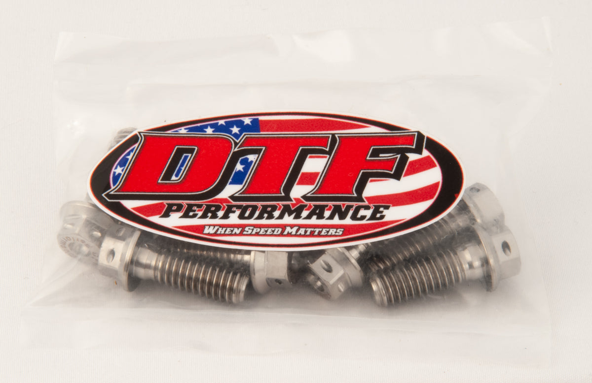 Titanium Front Rotor Bolts for Hub Mounted Motorcycle Rotors